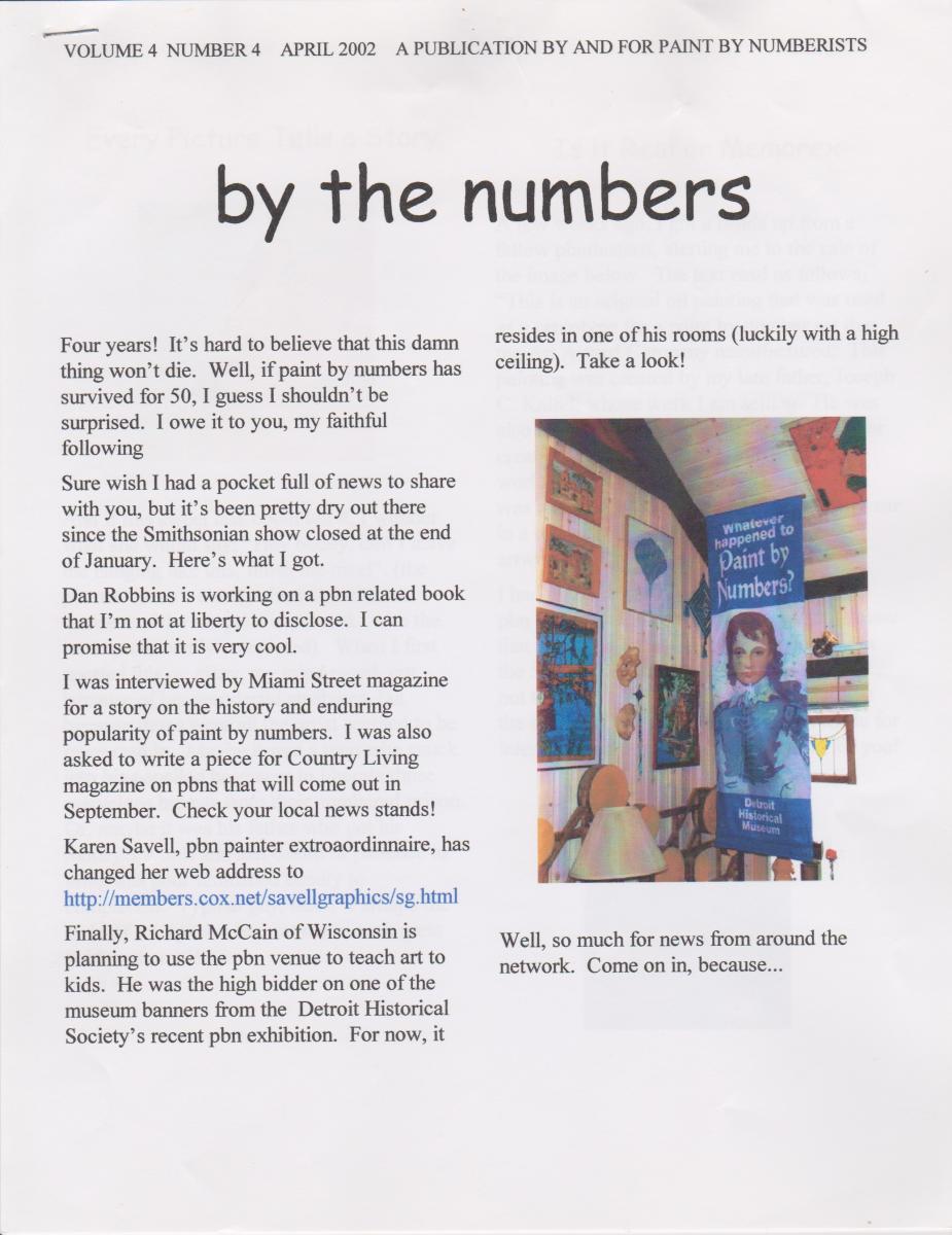 By the Numbers v4 n4 | Paint By Number Museum