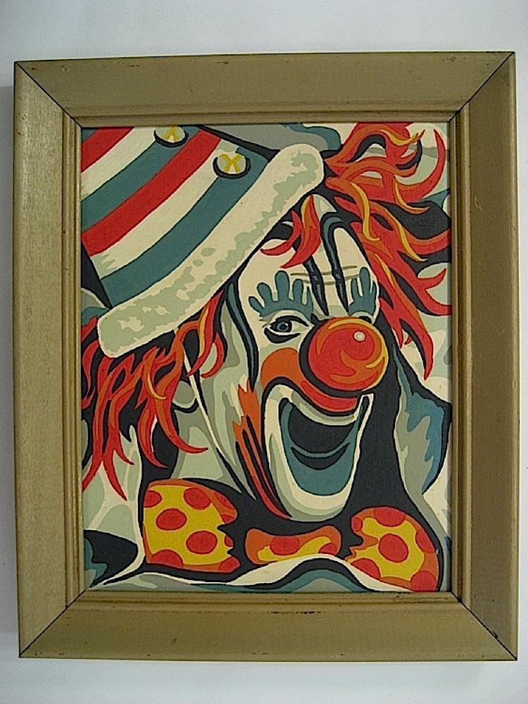 Colorful Clowns (13RRR5) | Paint By Number Museum