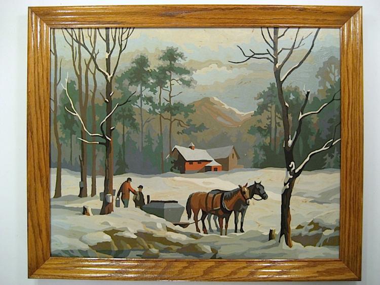 Maple Syrup Time (36G2) | Paint By Number Museum