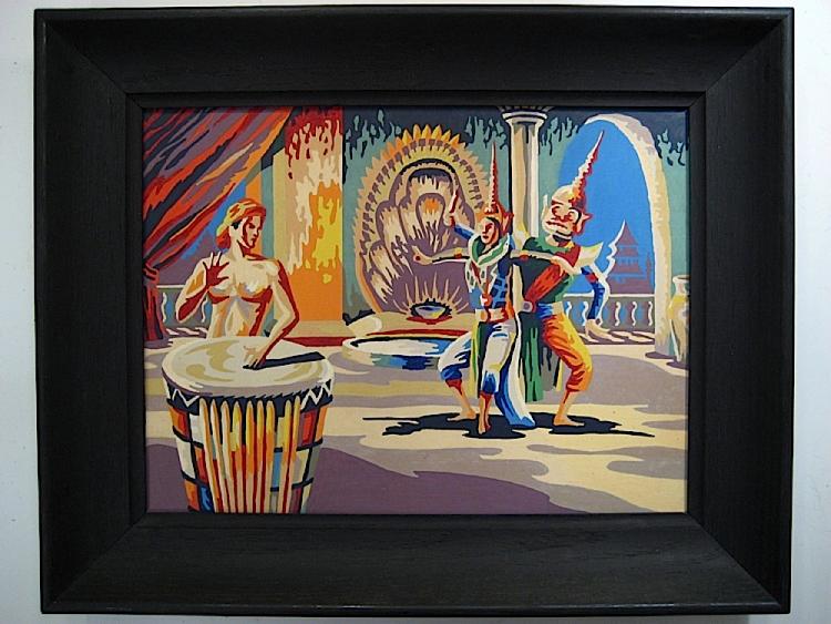 Java Dancers (40PP) | Paint By Number Museum