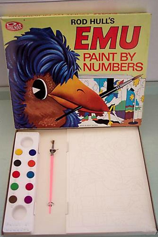 Rodd Hull's Emu | Paint By Number Museum