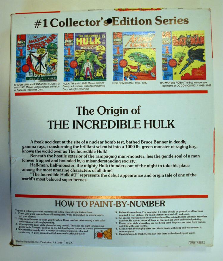 Incredible Hulk | Paint By Number Museum