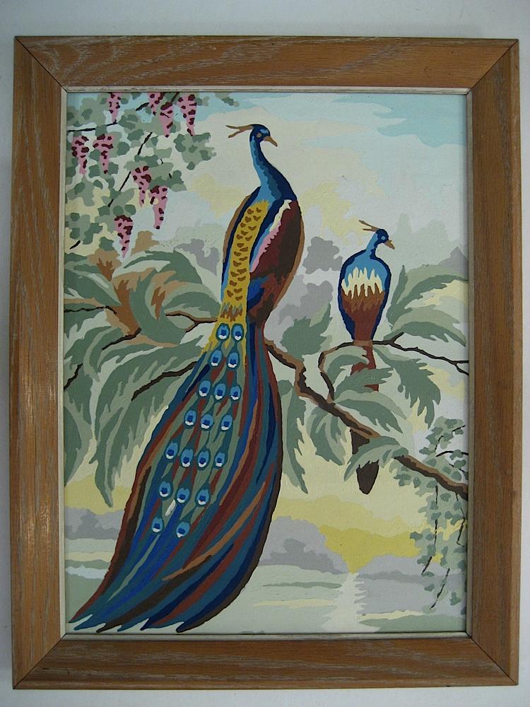 Peacocks (16FFFF) | Paint By Number Museum