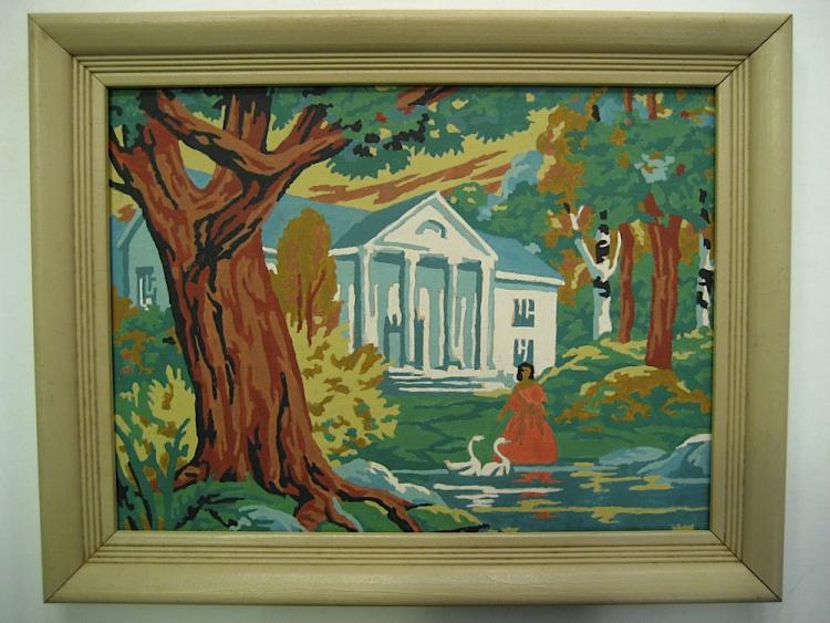 Colonial Countryside (34RR) | Paint By Number Museum