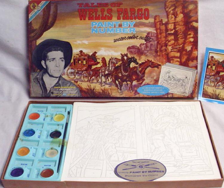 Tales of Wells Fargo Watercolor | Paint By Number Museum
