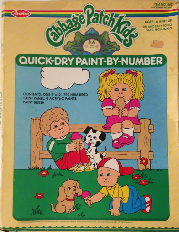 Cabbage Patch Kids 662-3 | Paint By Number Museum