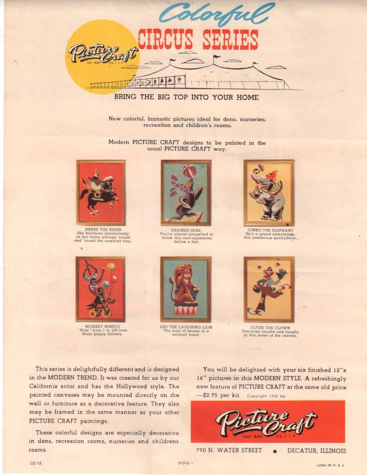 PictureCraft Complete+Circus | Paint By Number Museum