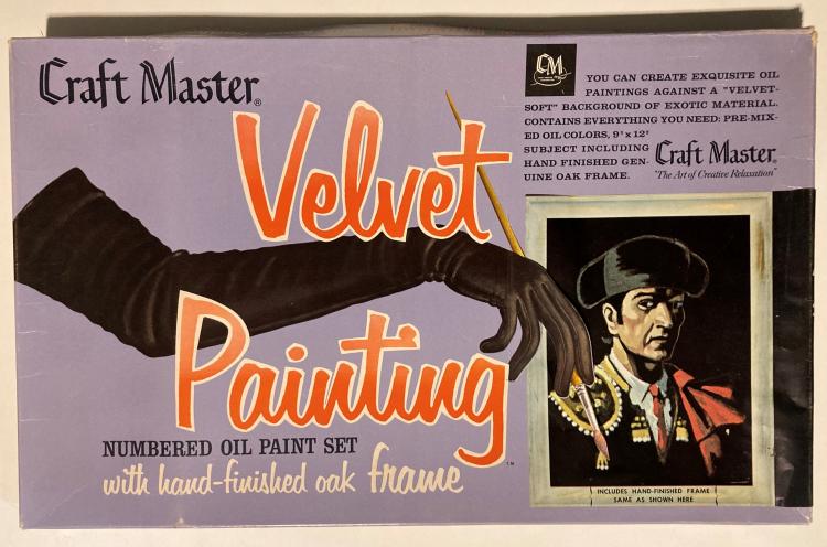 Craft Master Velvet Painting | Paint By Number Museum