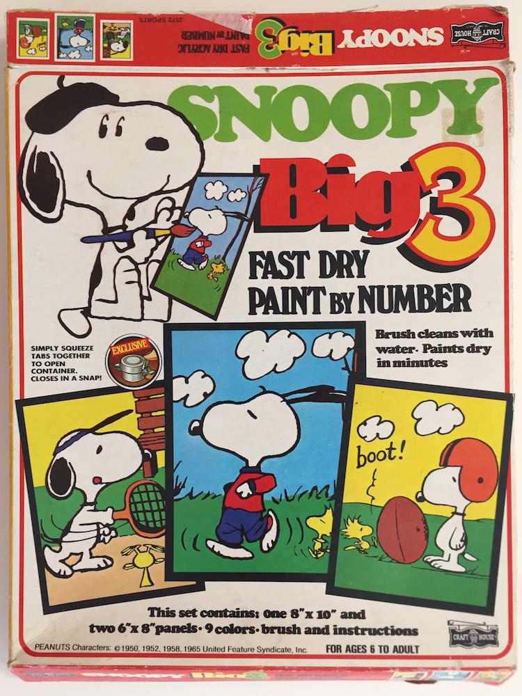 Snoopy Big 3 2571-4 (8x10 , 6x8) | Paint By Number Museum