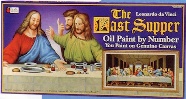 The Last Supper 1982,1993,1999 (14x28) | Paint By Number Museum