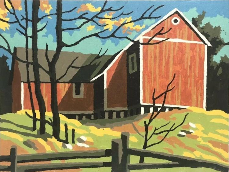 Barns (38RRR2) | Paint By Number Museum