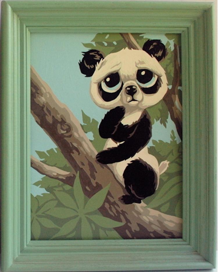 Panda Bears; Panda Pals (13RR) | Paint By Number Museum