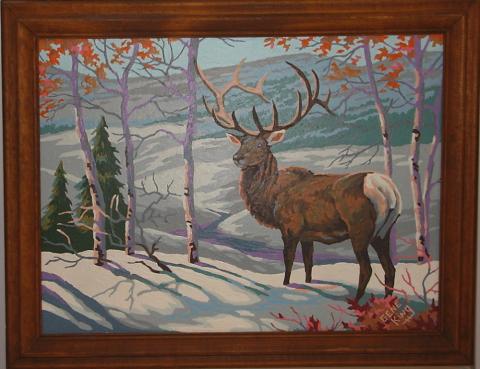 Elk (40S2) | Paint By Number Museum