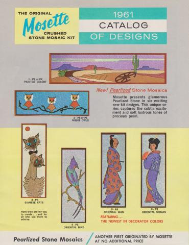 Mosette Crushed Stone Mosaic Kits | Paint By Number Museum