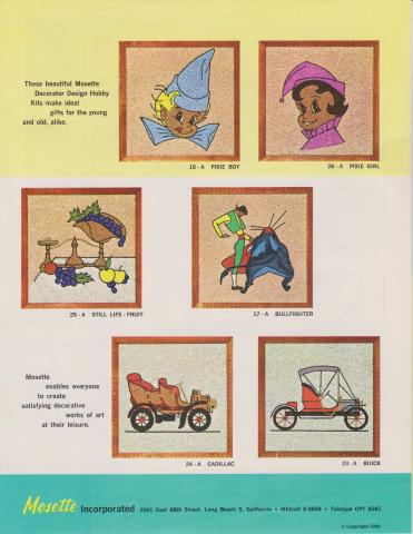 Mosette Crushed Stone Mosaic Kits | Paint By Number Museum