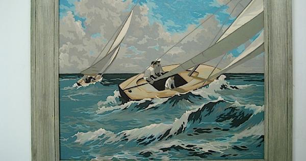Sea And Sails , Racing The Wind (11CCC) | Paint By Number Museum