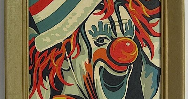 Colorful Clowns (13RRR5) | Paint By Number Museum