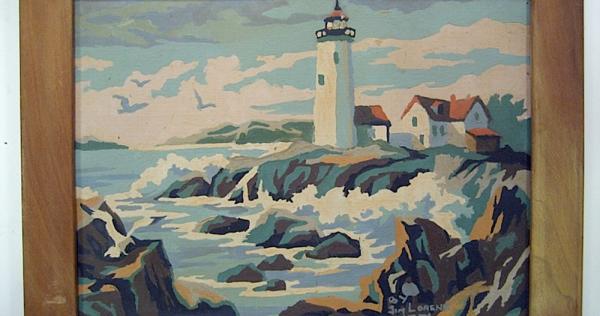 Lighthouse (28J) | Paint By Number Museum