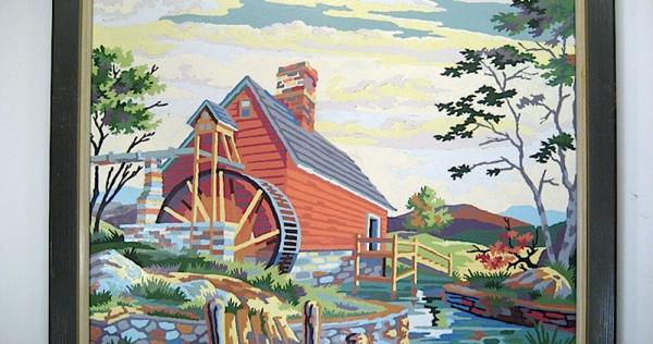 Old Mills, The Red Mill (2R) | Paint By Number Museum