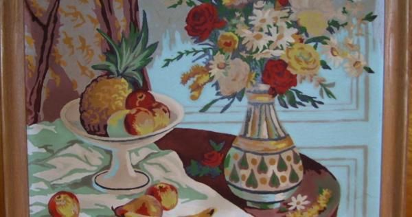 Floral Still Life (46C2) | Paint By Number Museum